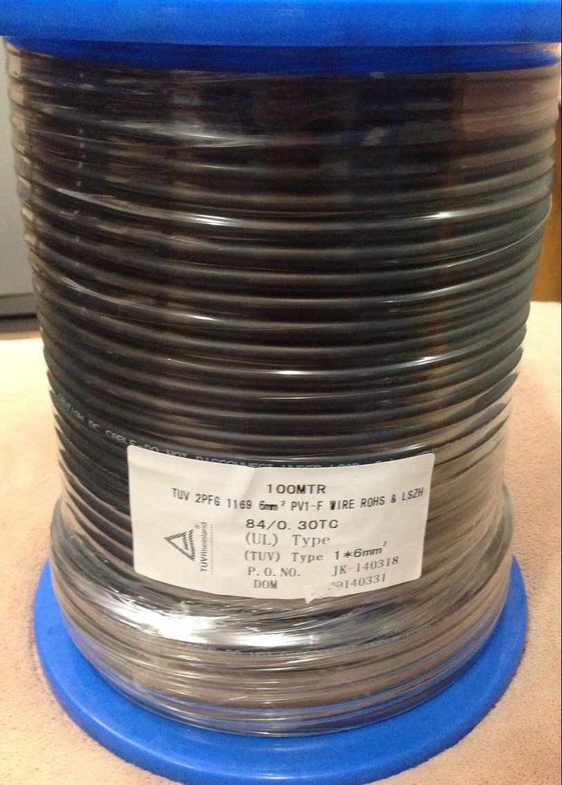 1x6 30 Meter Roll Solar Power Cable PV Photovoltaic – Caold Technology
